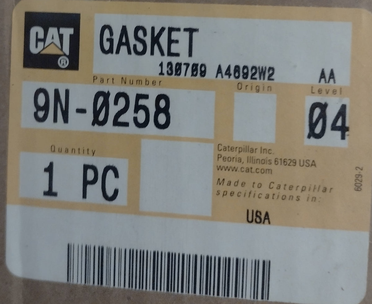 New Caterpillar gasket 9N-0258 (9N0258) – Yellow Power