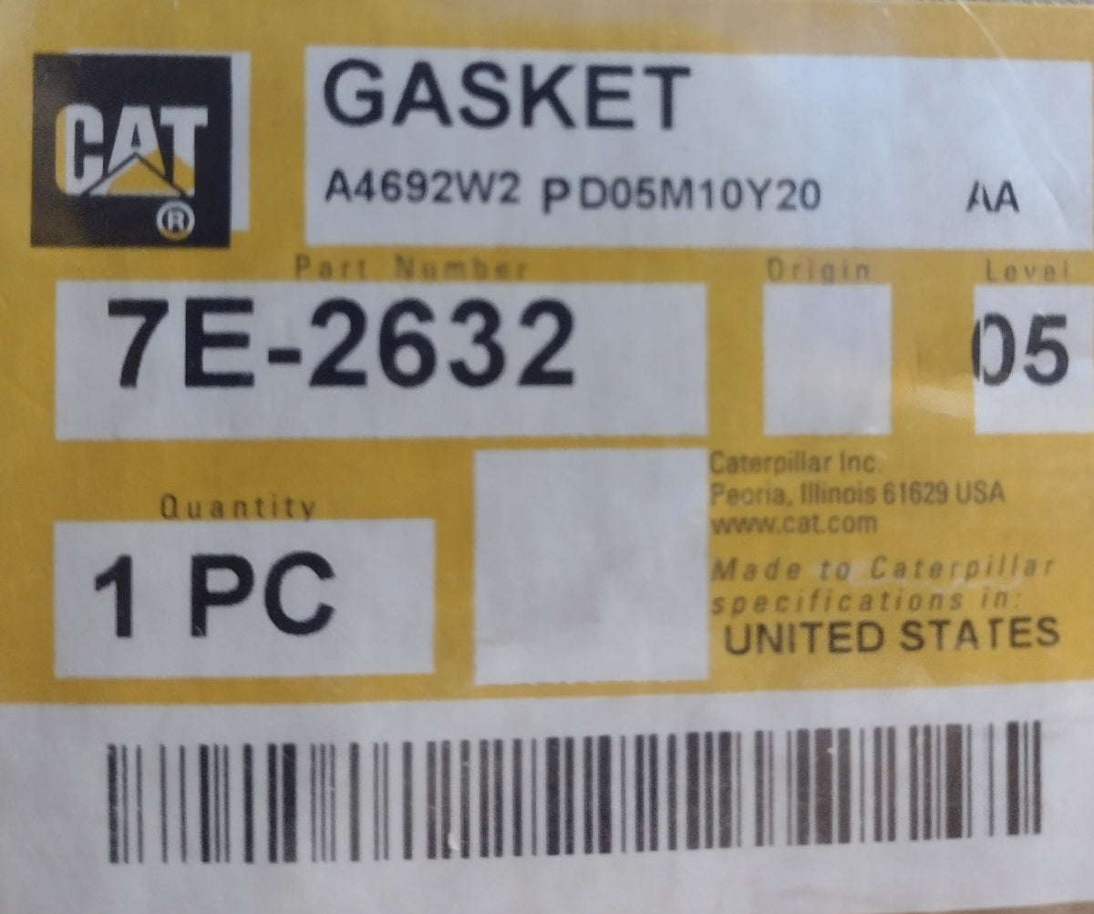 New Caterpillar oil pan gasket 7E-2632 (7E2632) – Yellow Power