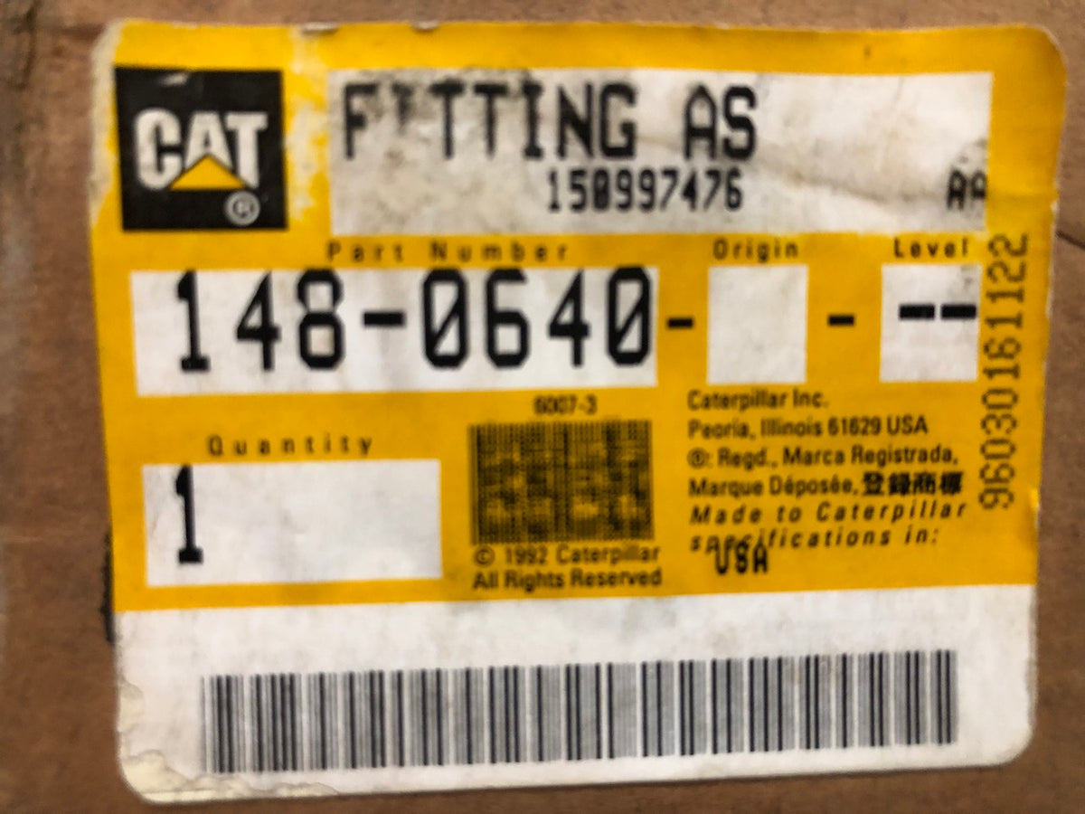 New old stock Caterpillar fitting / bellows assembly 1480640 (2071331 ...