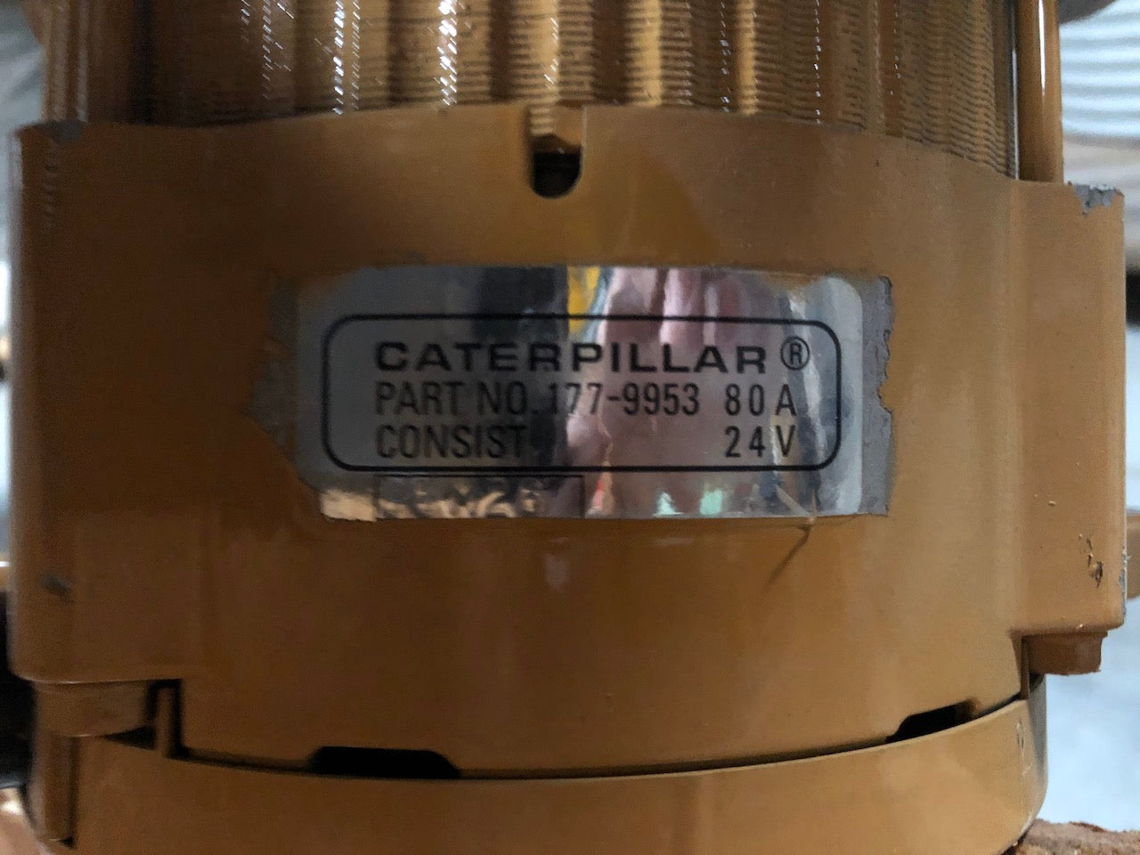 New Caterpillar electric starting motor 177-9953 (1779953, 114-2401, 2 ...