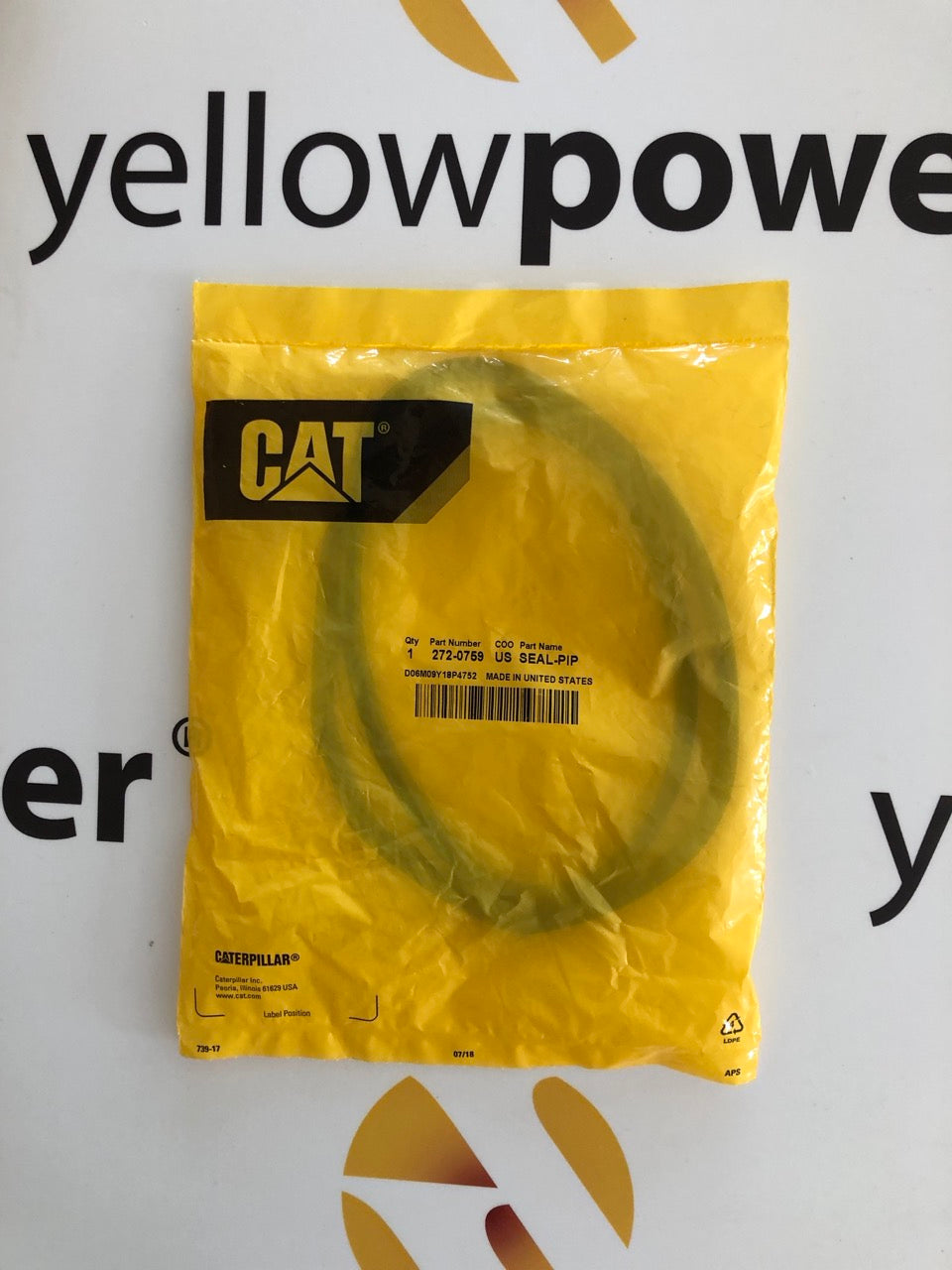 New Caterpillar Cylinder Block Cover Seal 272-0759 (2720759, 208-2363 ...