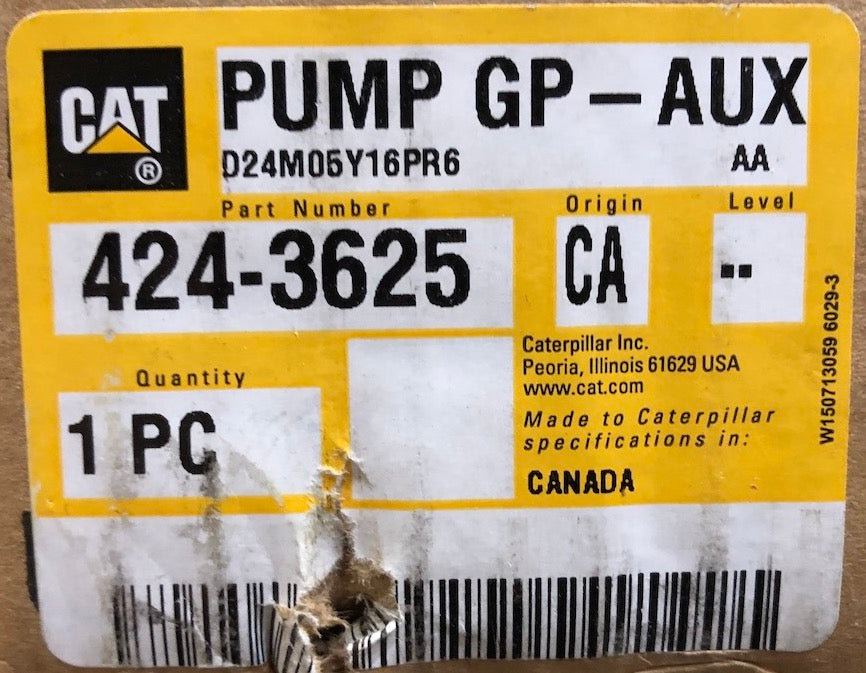 New Caterpillar Auxiliary Water Pump 424-3625 (424-3625, 540-4708, 291 ...