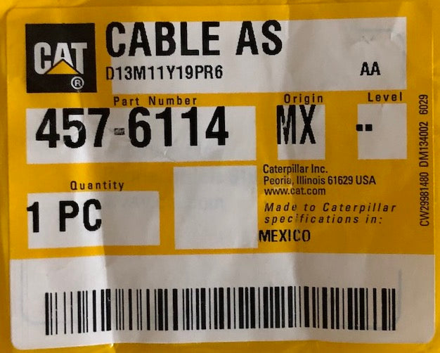 New Caterpillar Cable for Communication Adapter 457-6114 (4576114, 327 ...