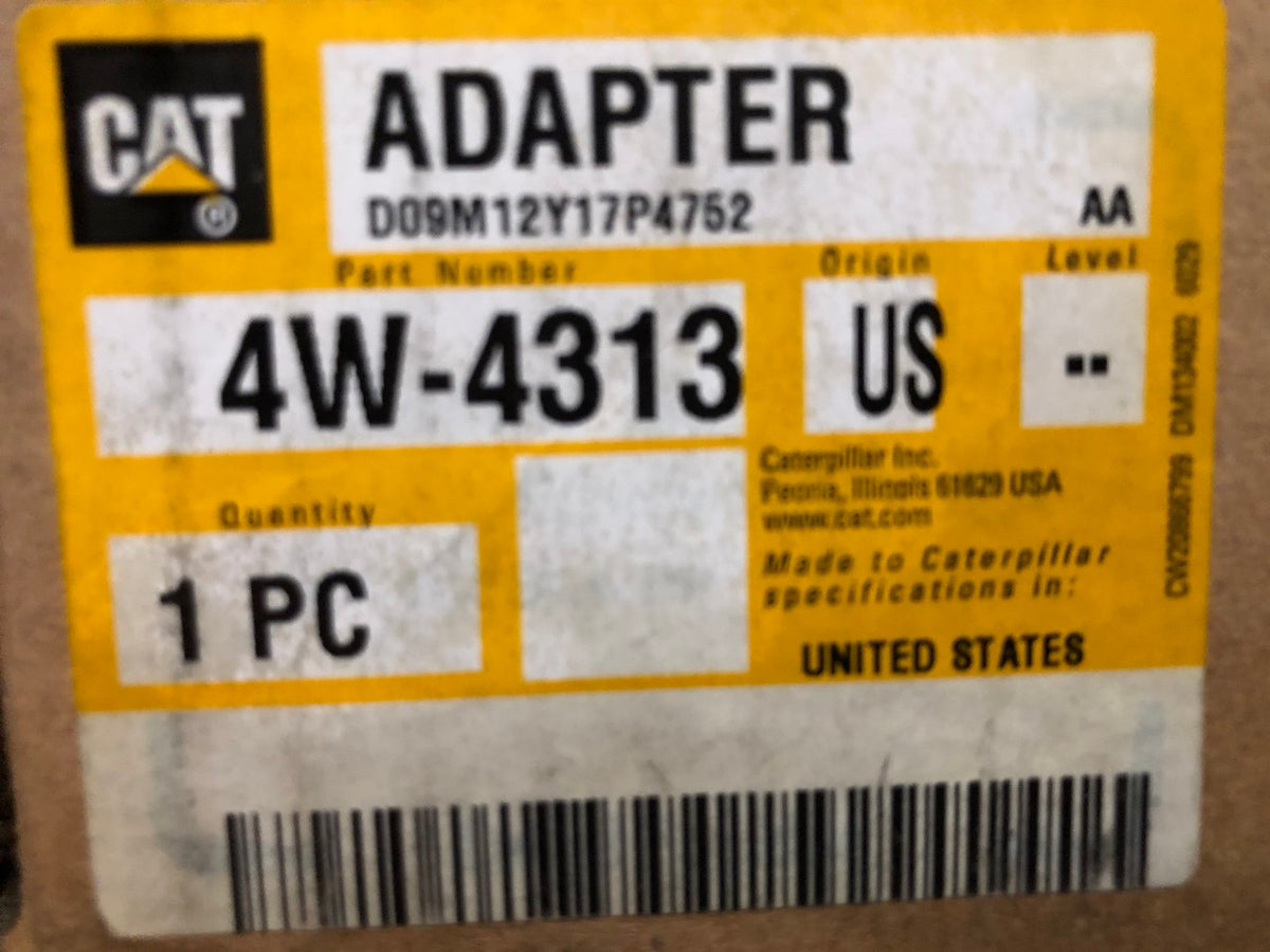 New Caterpillar adapter 4W-4313 (4W4313) – Yellow Power
