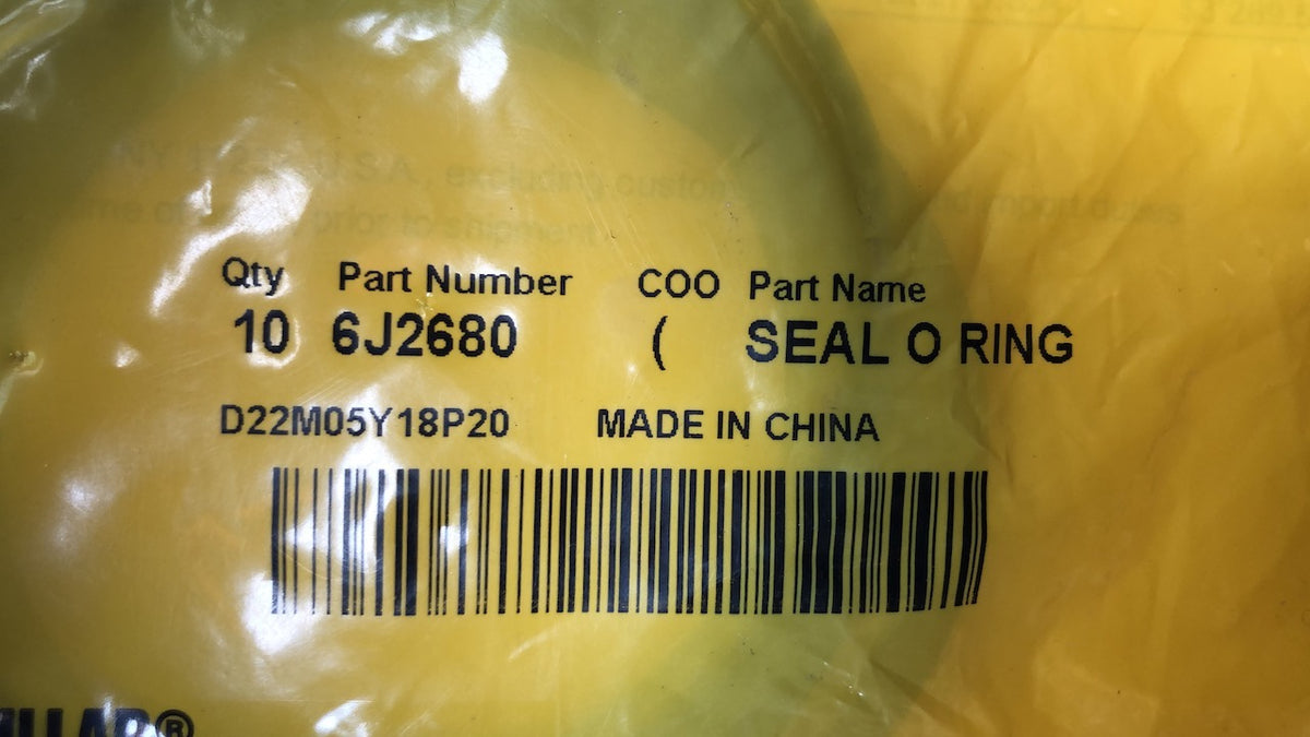 New Caterpillar seal-o-ring 6J2680 - 10 pieces – Yellow Power