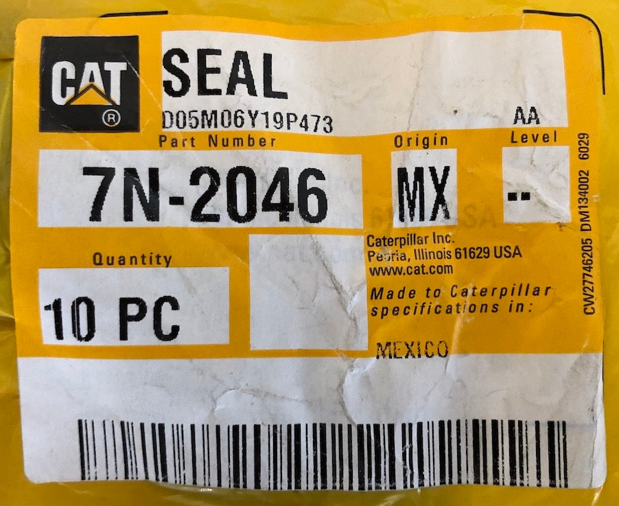 New Caterpillar seal 7N-2046 (7N2046) - 10 pieces – Yellow Power