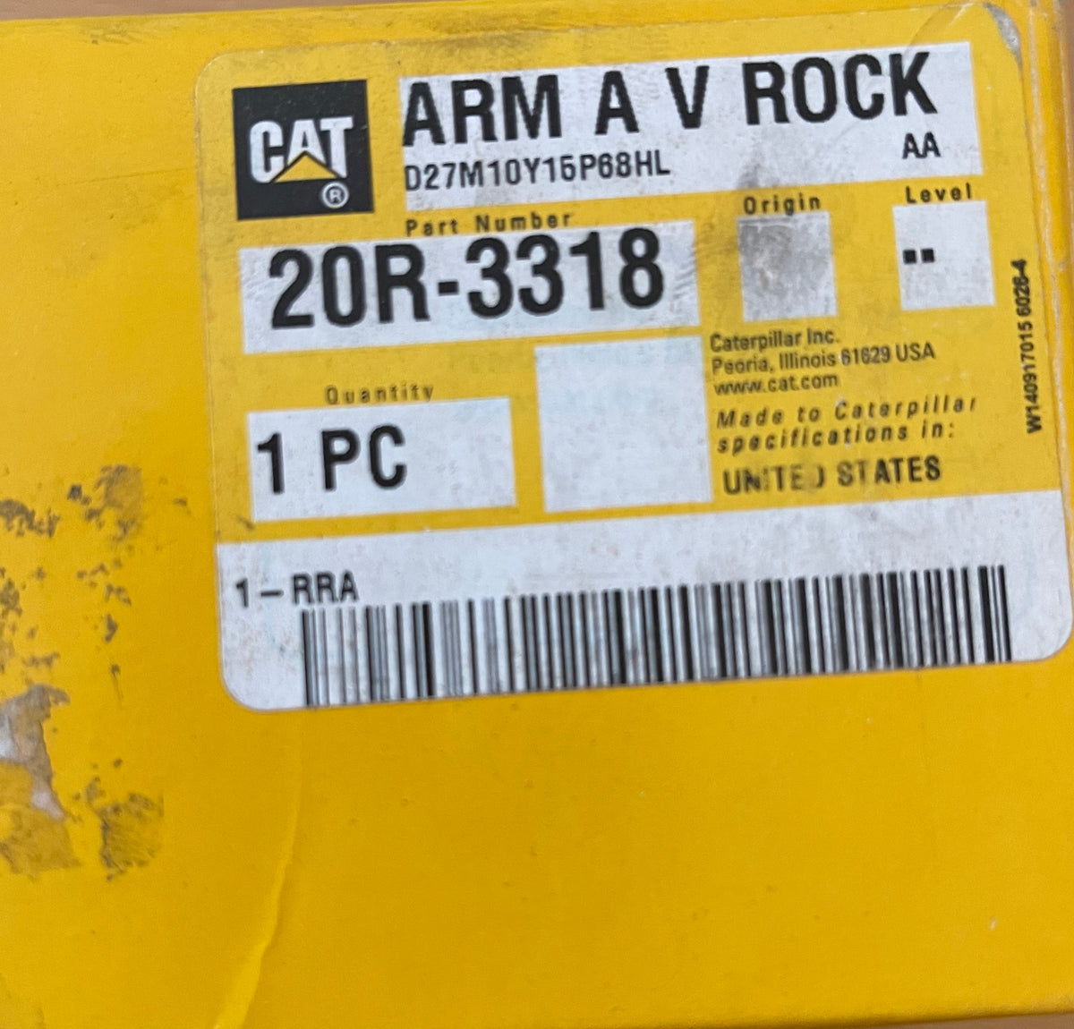 New Caterpillar Reman Rocker Arm 20R-3318 – Yellow Power
