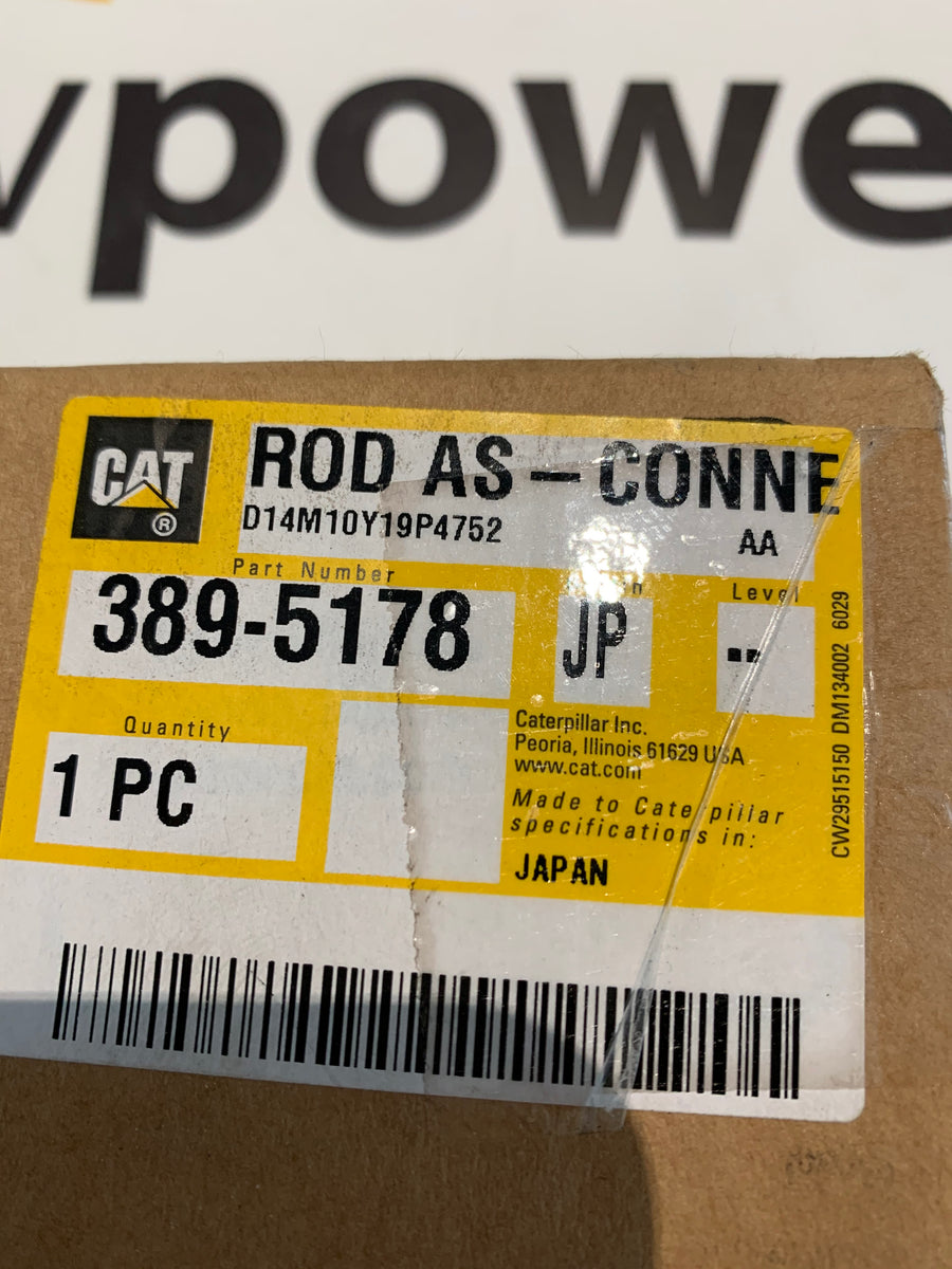 New Caterpillar Con Rod 389-5178 (3895178 – Yellow Power